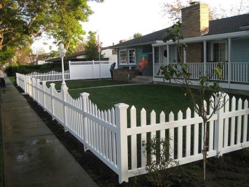 Vinyl Scalloped Top Picket Fence Design Ideas, Pictures | Vinyl Concepts