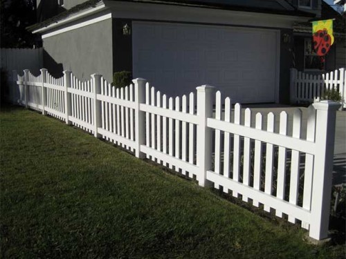 Vinyl Scalloped Top Picket Fence Design Ideas, Pictures | Vinyl Concepts