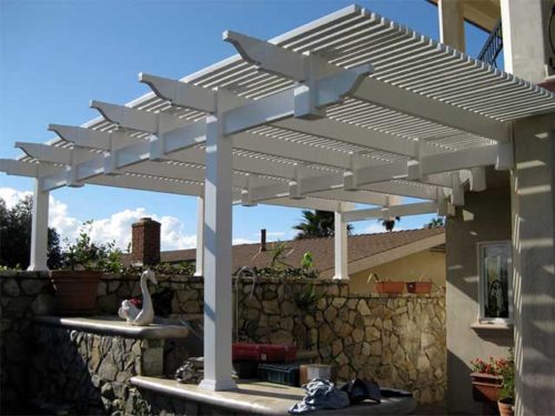 Vinyl Picket Patio Cover Design Ideas, Pictures | Vinyl Concepts