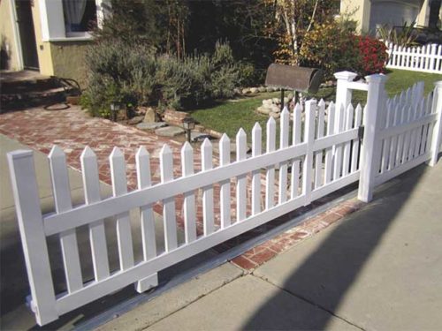 Vinyl Rolling Gate Design Ideas, Pictures | Vinyl Concepts